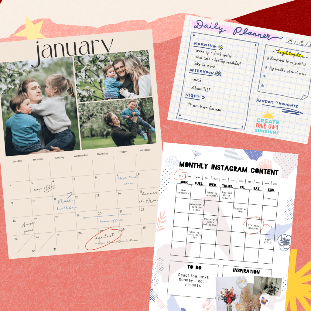 Fun and Creative Calendars to Make a Fresh Start in 2022 - PicCollage