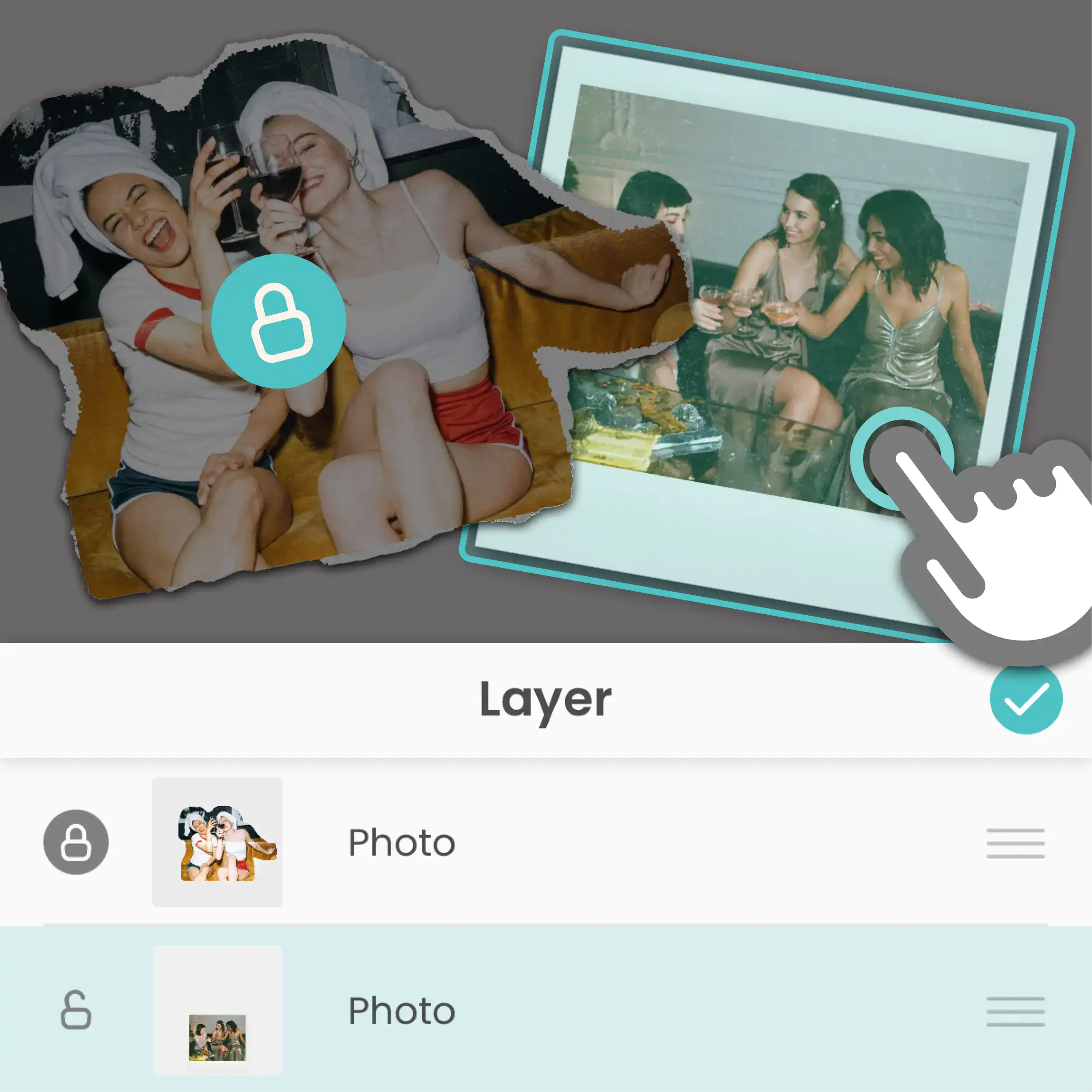 How to Lock Layers in PicCollage - PicCollage